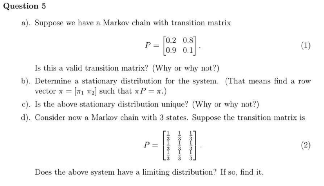 Solved Question 4 Bob has three urns containing some white | Chegg.com
