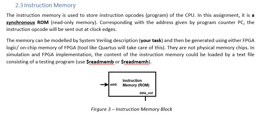 Design the CPU below, instead of following CISC | Chegg.com