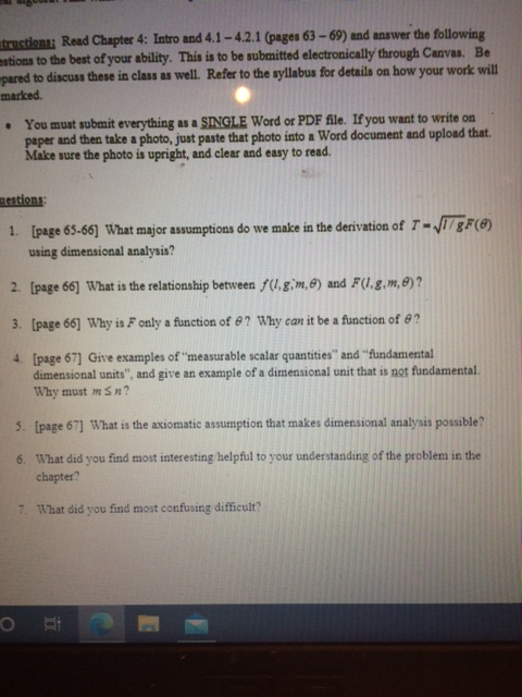 Solved structions: Read Chapter 4: Intro and 4.1 -4.2.1 | Chegg.com