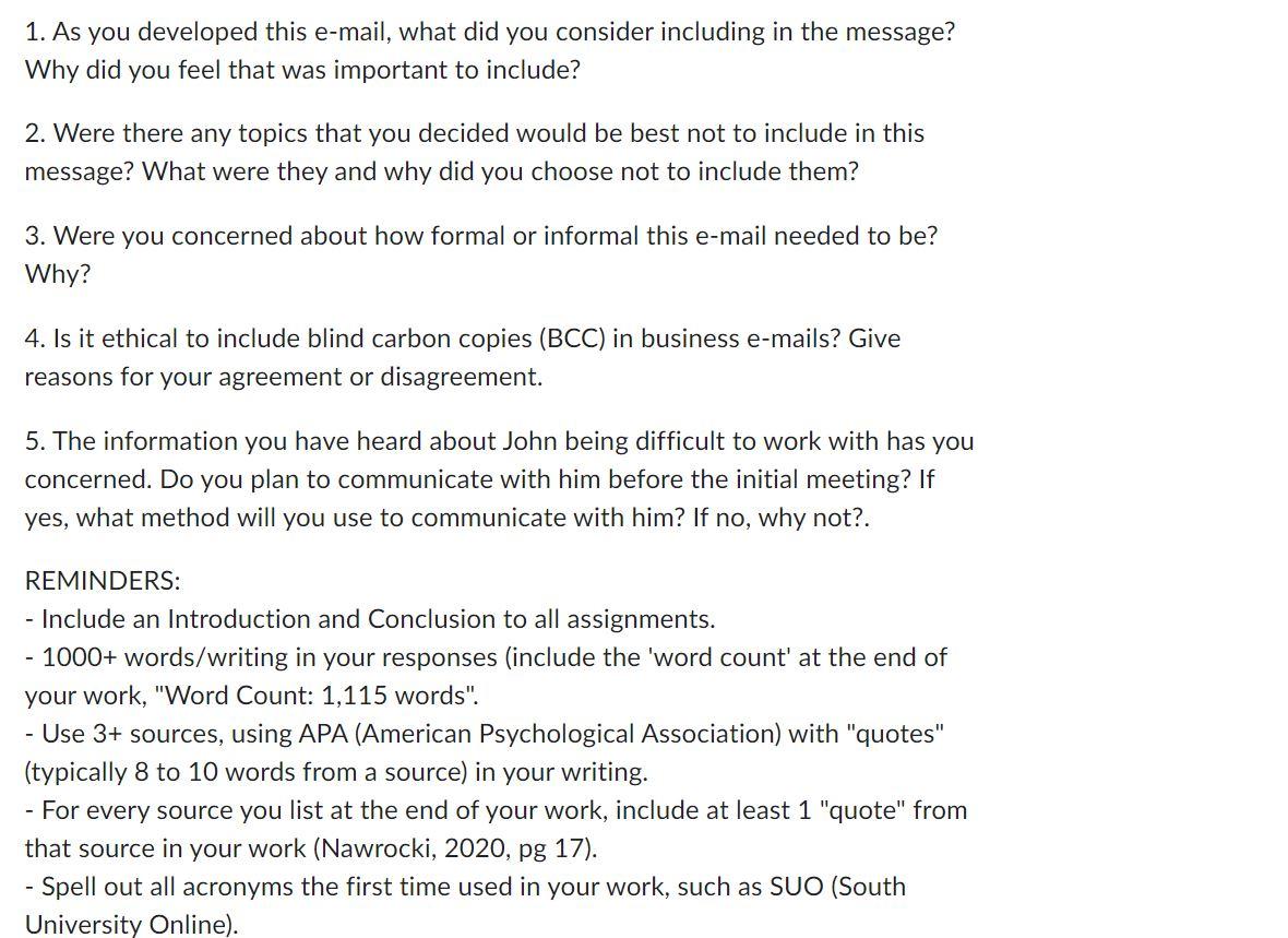 Solved Interoffice Memos and the Related Ethics You have | Chegg.com