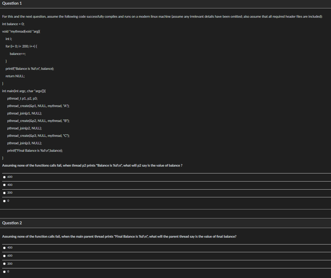 Solved For this and the next question, assume the following | Chegg.com