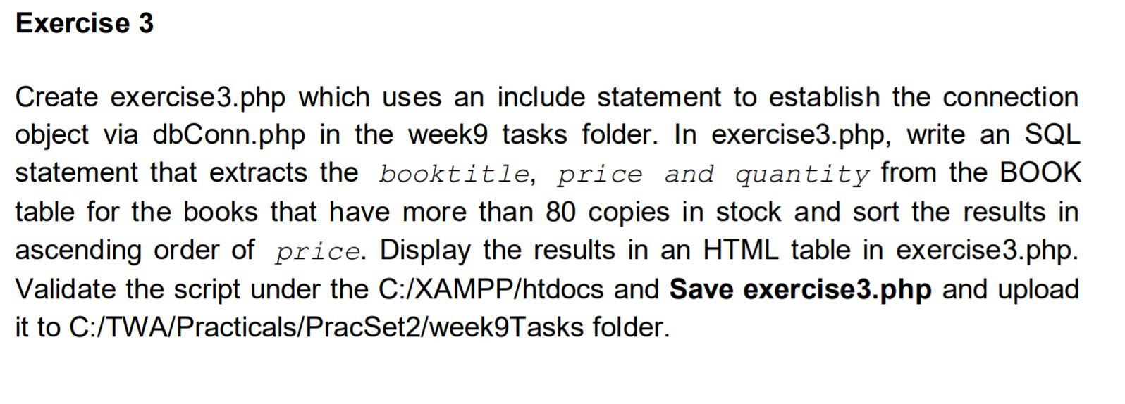 Solved Table Name: BOOK Field Name bookID booktitle ISBN | Chegg.com
