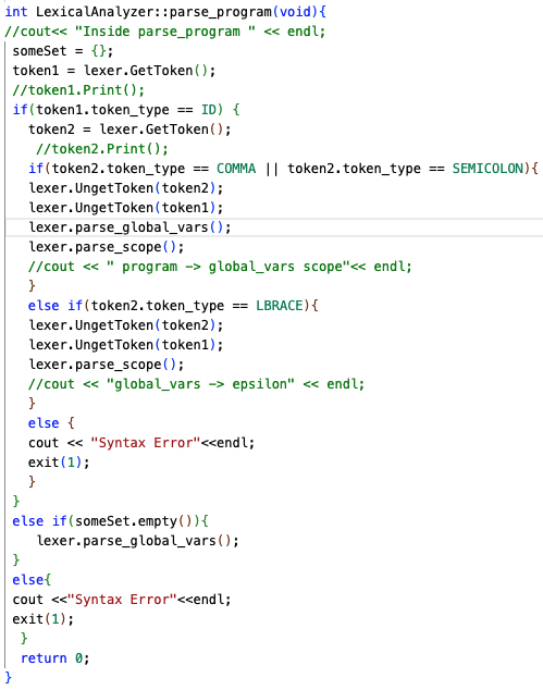 Solved This is based on a lexical analyzer. Please help | Chegg.com