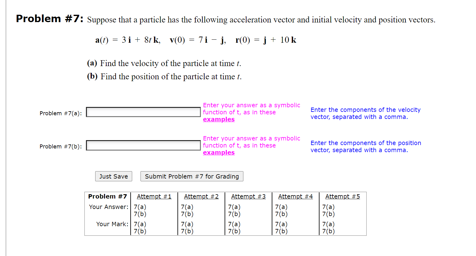 Solved Problem #7: Suppose that a particle has the following | Chegg.com