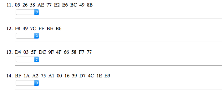 Solved For each of the following, use the Internet Checksum | Chegg.com