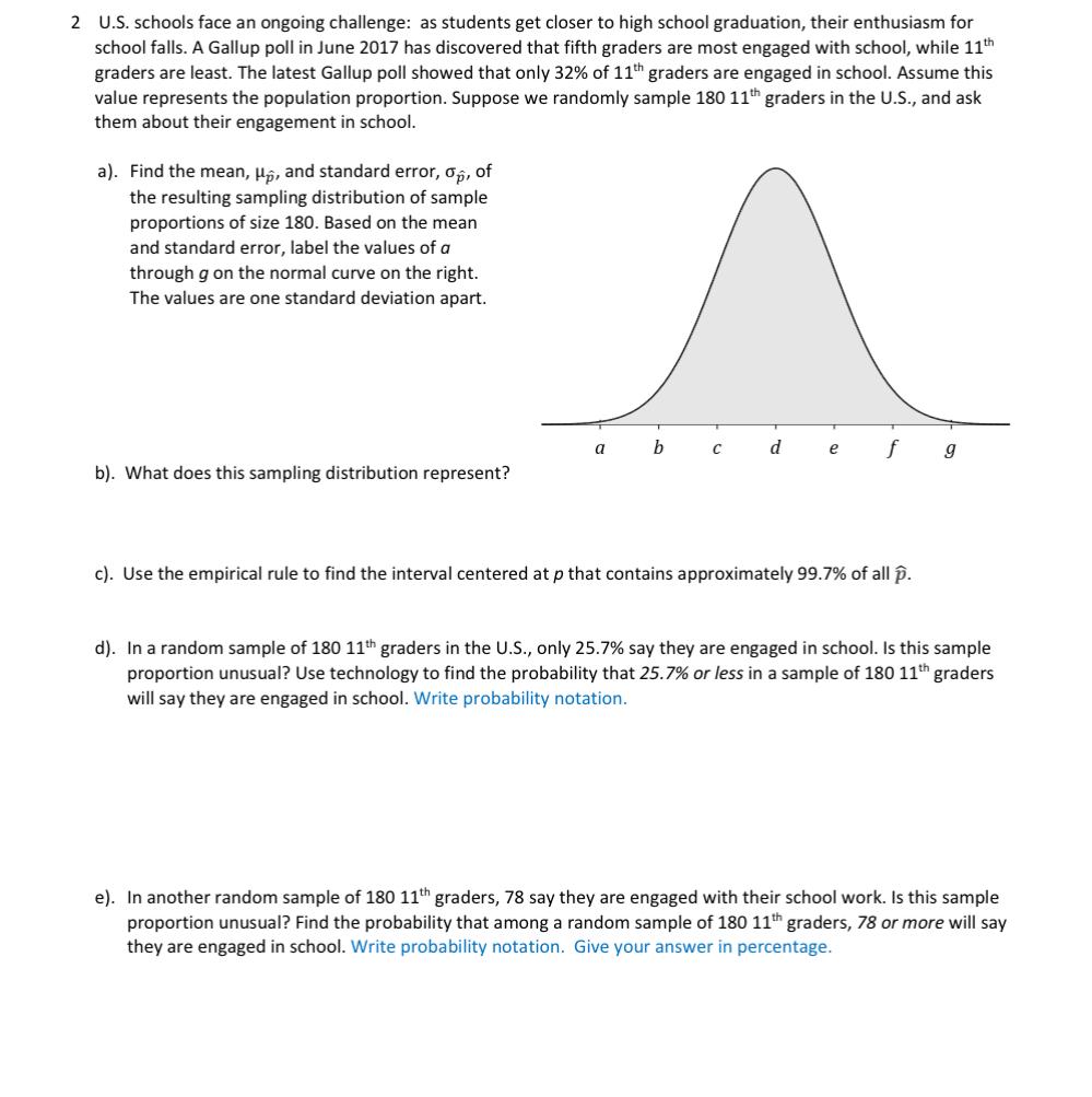 Solved 2 U.S. schools face an ongoing challenge: as students | Chegg.com