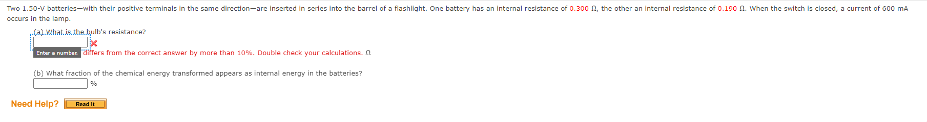 Solved occurs in the lamp.:(a). ﻿What.js.the bulb's | Chegg.com