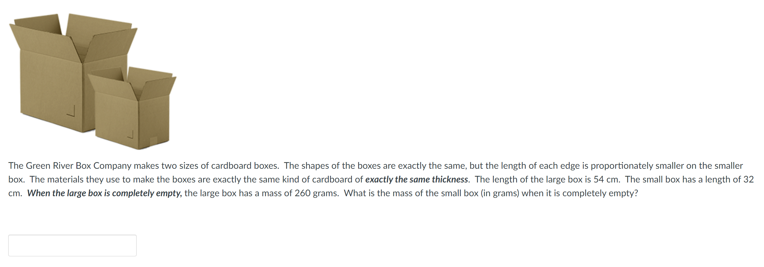 Solved The Green River Box Company makes two sizes of | Chegg.com