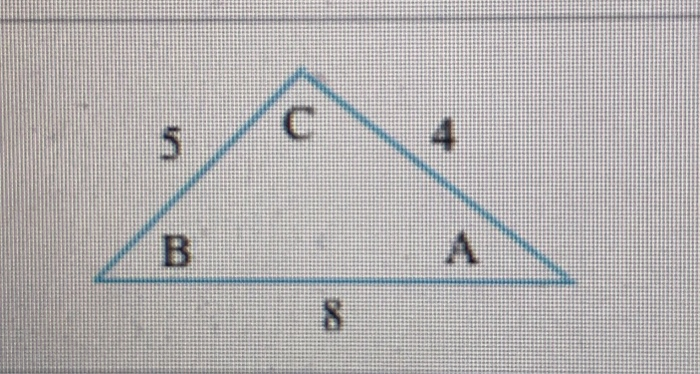 Solved 1.solve the triangle b=?2.solve the triangle c=?3. | Chegg.com