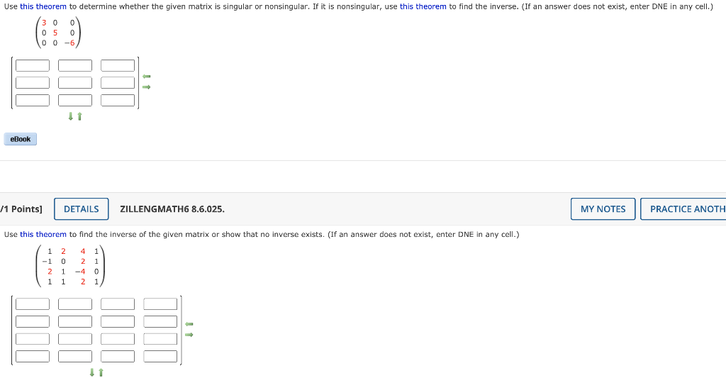 Solved Use this theorem to determine whether the given | Chegg.com
