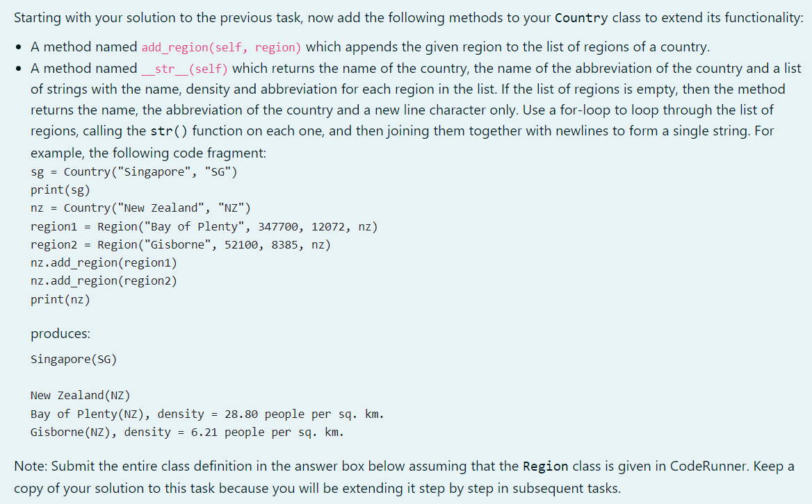 Solved Starting with your solution to the previous task, now | Chegg.com
