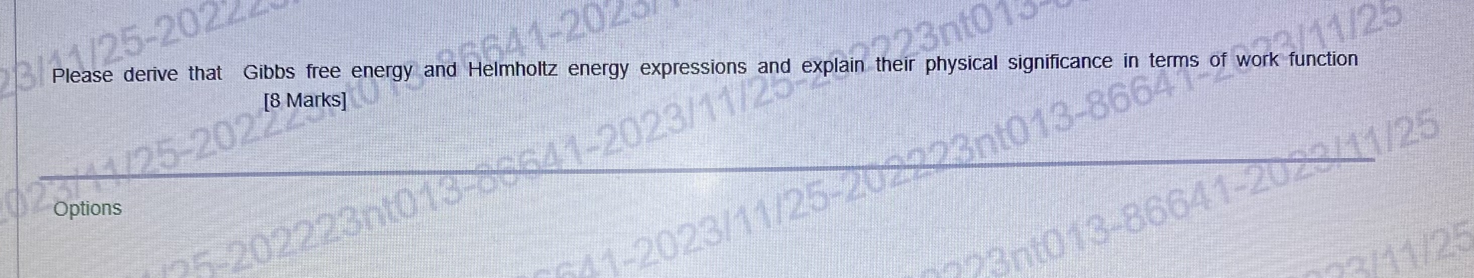 Solved Please derive that Gibbs free energy and Helmholtz | Chegg.com