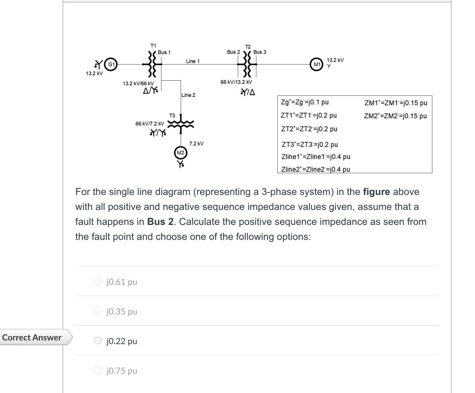 Solved show stepsFor the single line diagram (representing a | Chegg.com