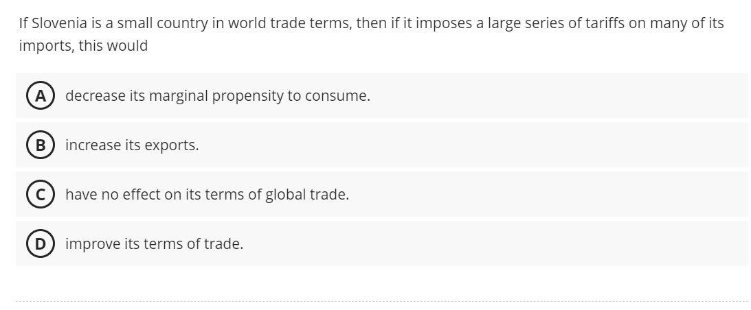 Solved International trade can have important effects on | Chegg.com