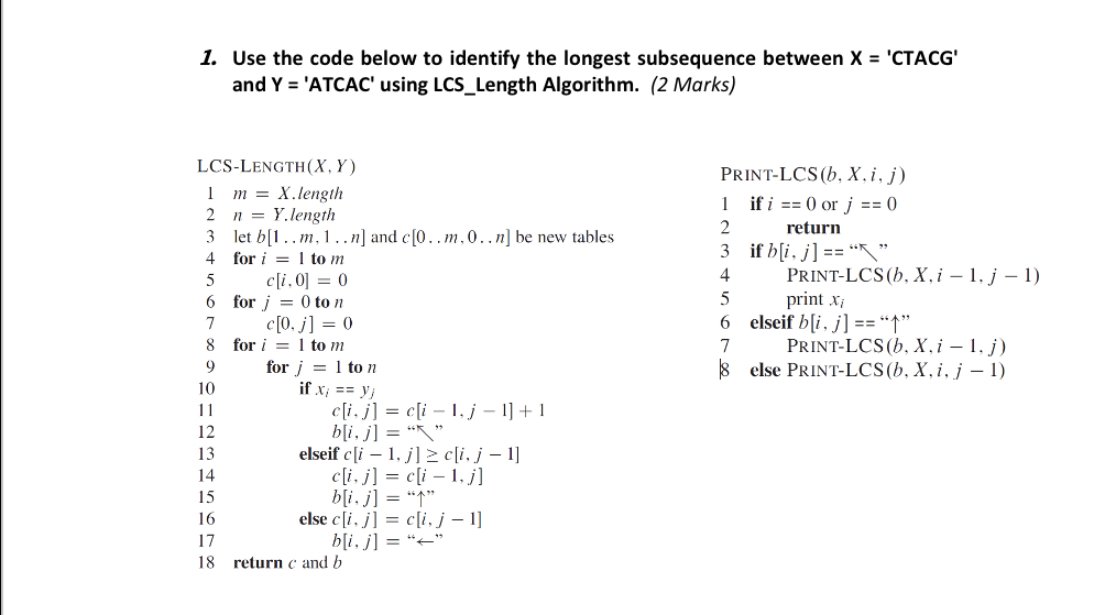 Solved Use the code below to identify the longest | Chegg.com