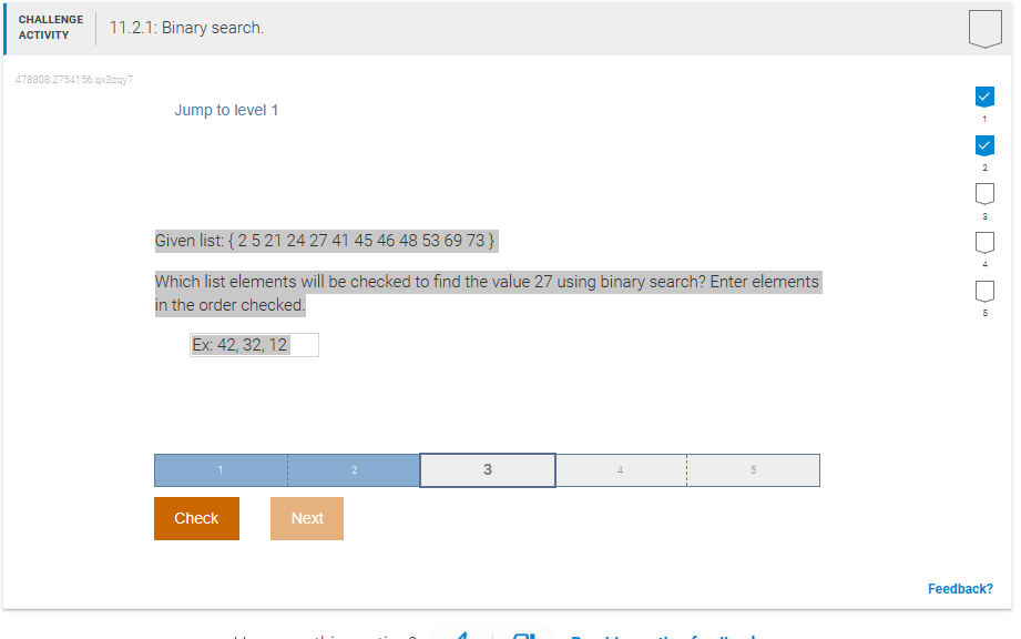 Given list: {2521242741454648536973} Which list | Chegg.com