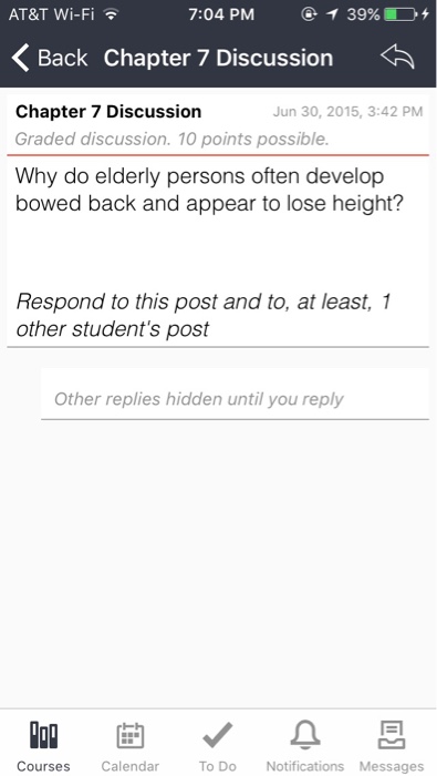 Solved Why do elderly persons often develop bowed back and | Chegg.com