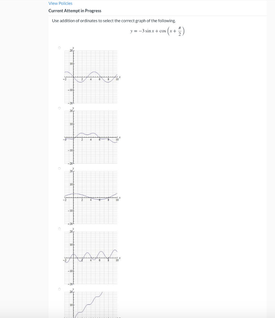 Solved View Policies Current Attempt in Progress Use | Chegg.com