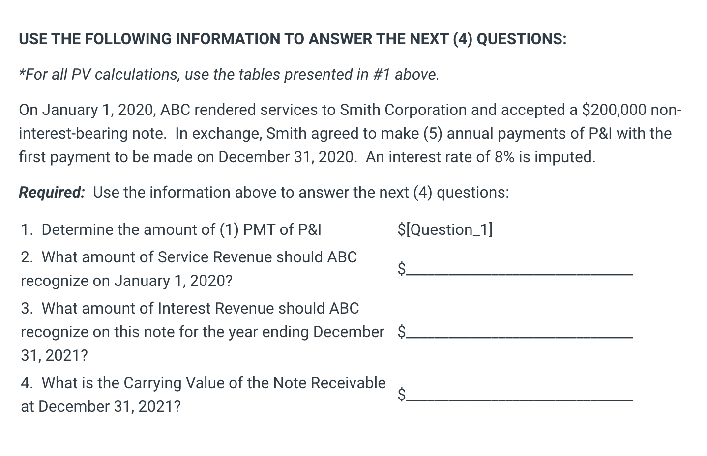 Solved USE THE FOLLOWING INFORMATION TO ANSWER THE NEXT (4) | Chegg.com