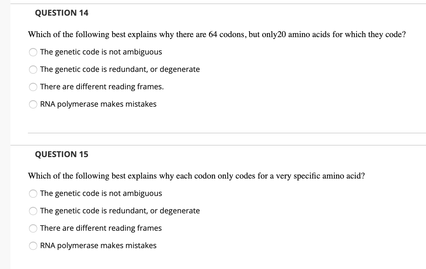 Solved QUESTION 14 Which of the following best explains why | Chegg.com Solved QUESTION 14 Which of the following best explains why | Chegg.com