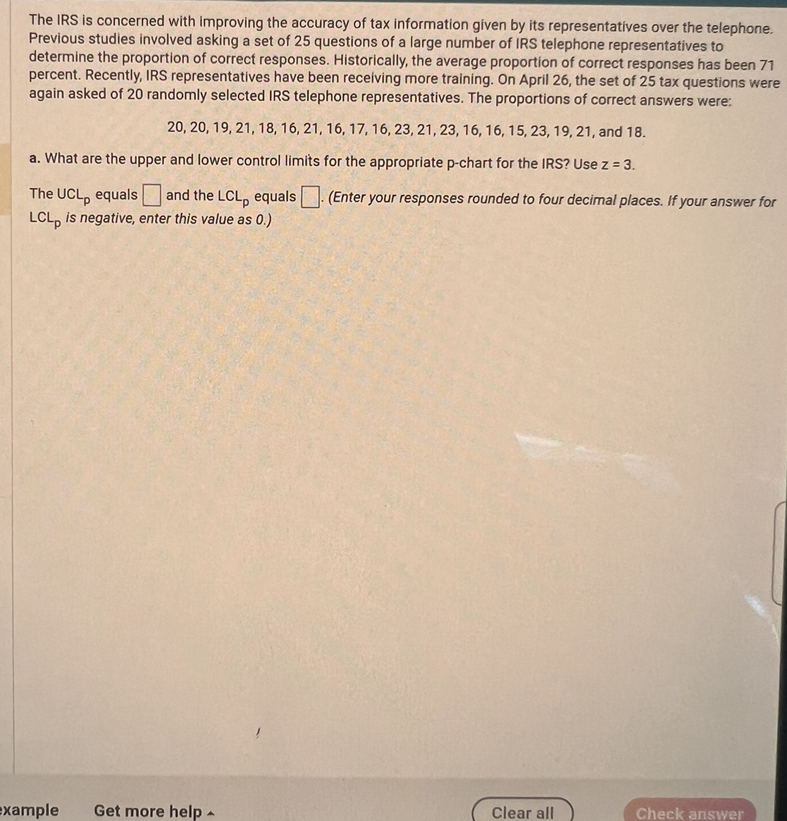 Solved The IRS is concerned with improving the accuracy of | Chegg.com