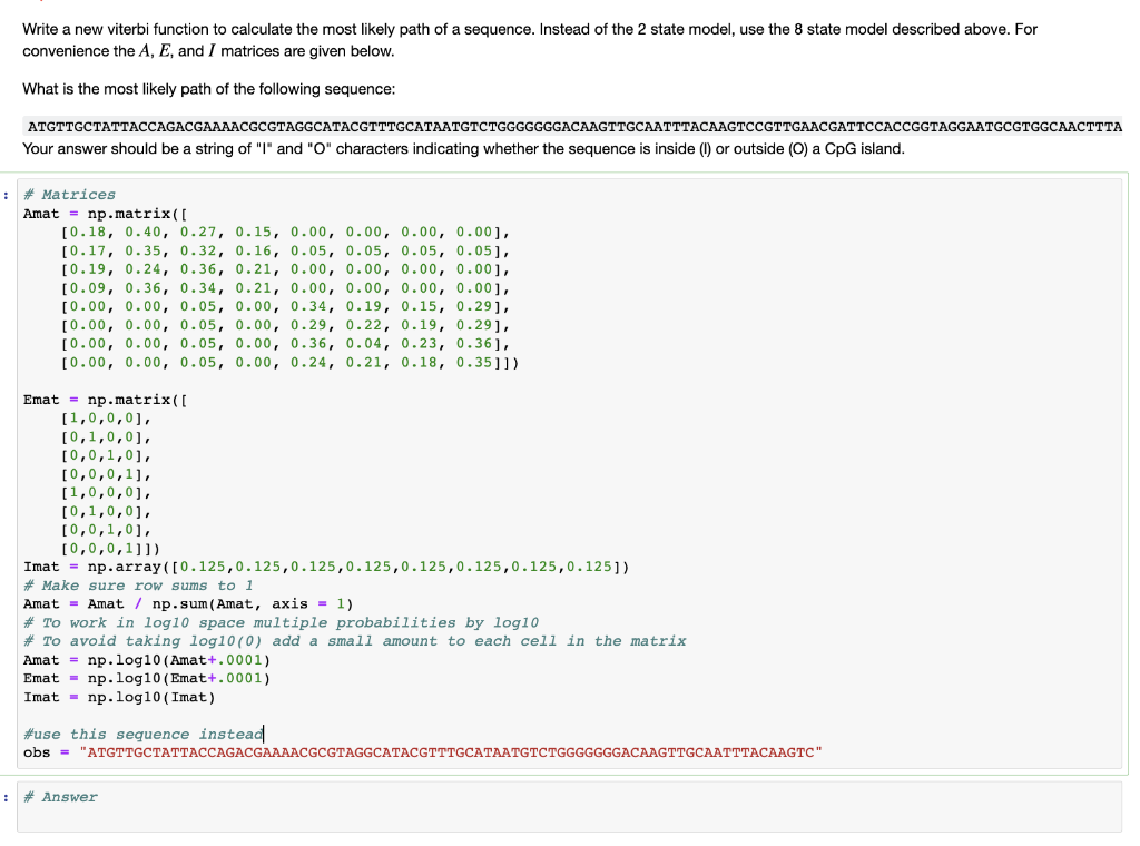 Solved Please Provide Workable Code In Python That Solves