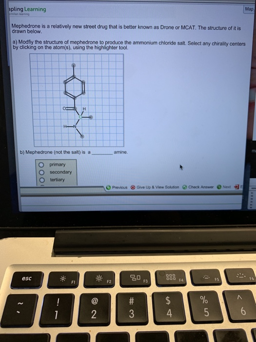 Solved pling Learning Map Mephedrone is a relatively new | Chegg.com
