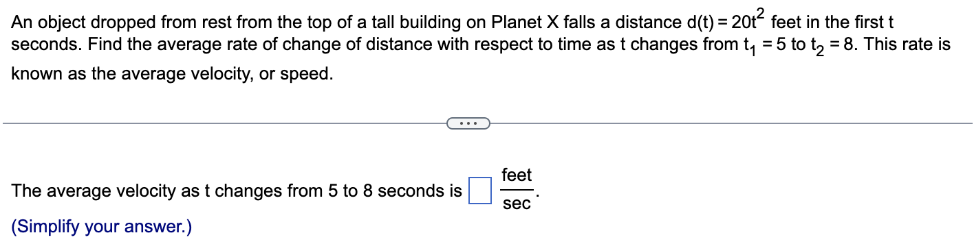 Solved An object dropped from rest from the top of a tall | Chegg.com