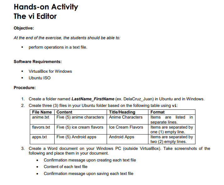 Solved SHOW THE OUTPUT AND THE STEP BY STEP ON HOW TO DO IT | Chegg.com