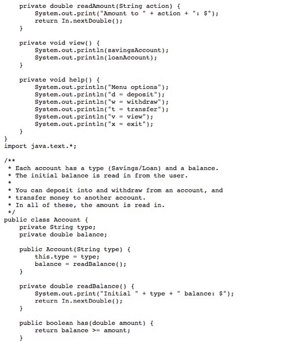 Solved Code in Java The first two images are what we | Chegg.com