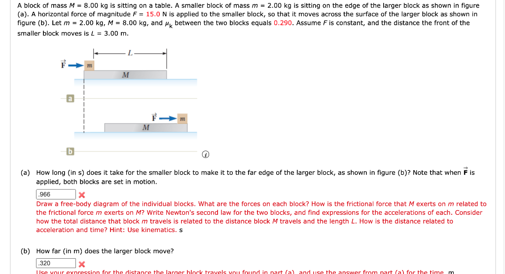 Solved A block of mass M = 8.00 kg is sitting on a table. A | Chegg.com