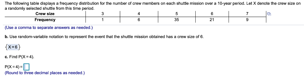 Solved The following table displays a frequency distribution | Chegg.com