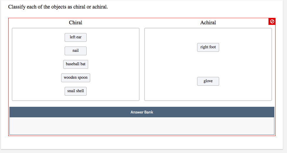 Solved Classify each of the objects as chiral or achiral. | Chegg.com