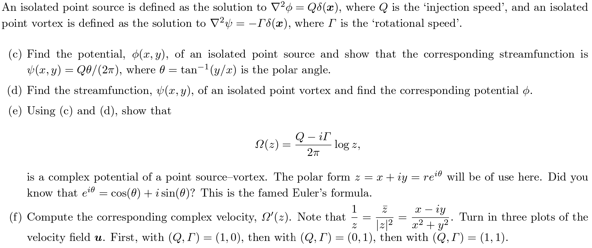 Solved Please show and explain your work! An isolated point | Chegg.com