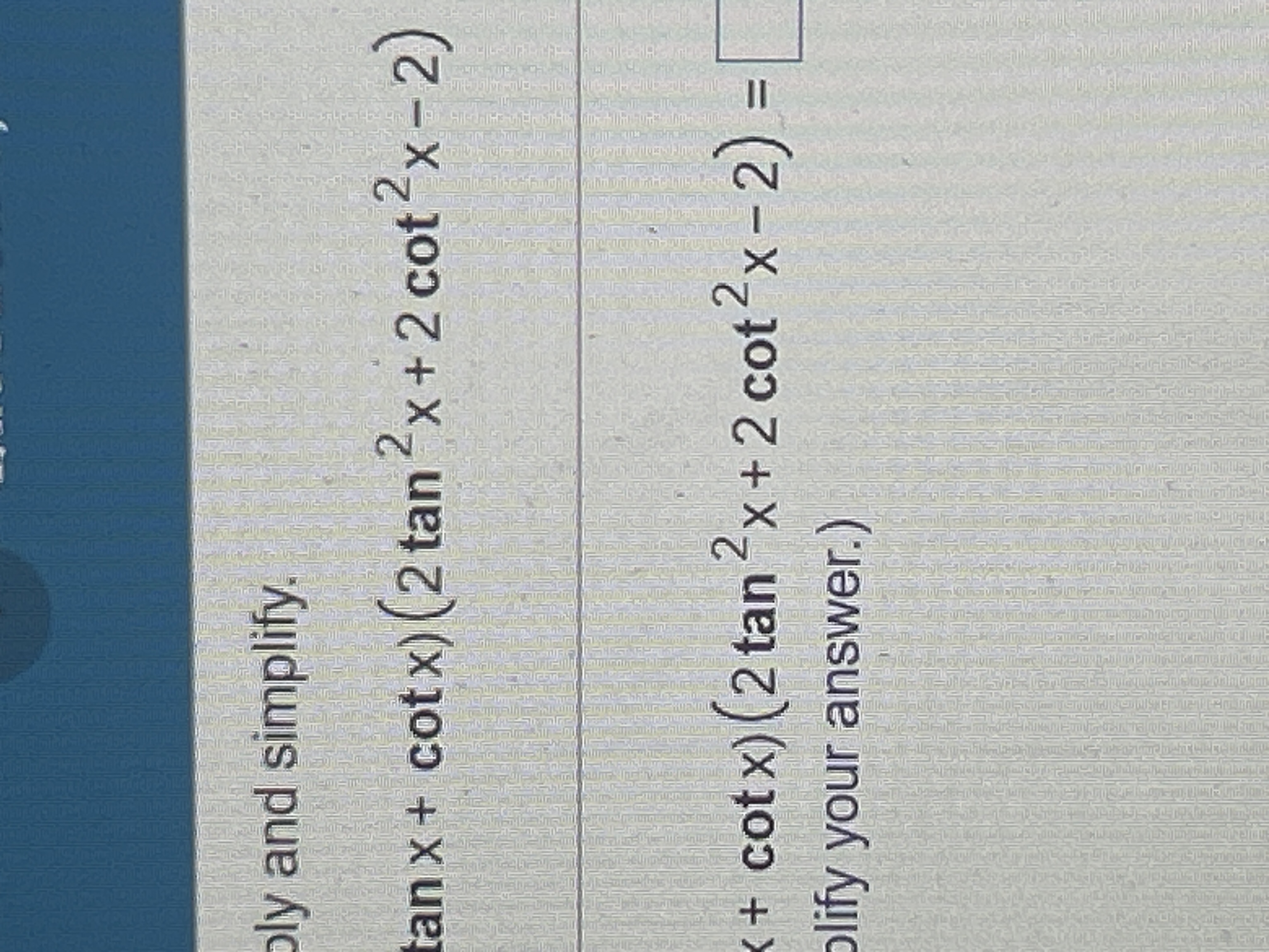 Solved Jy and simplify. | Chegg.com
