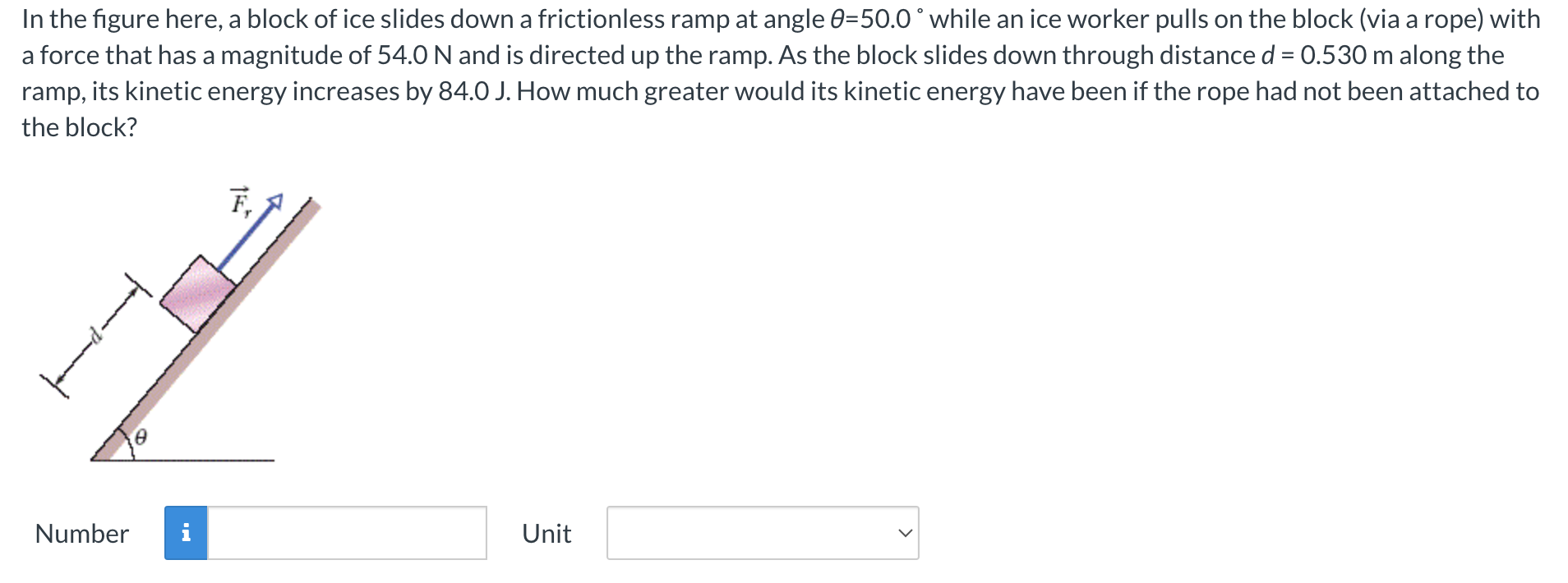 Solved In the figure here, a block of ice slides down a | Chegg.com