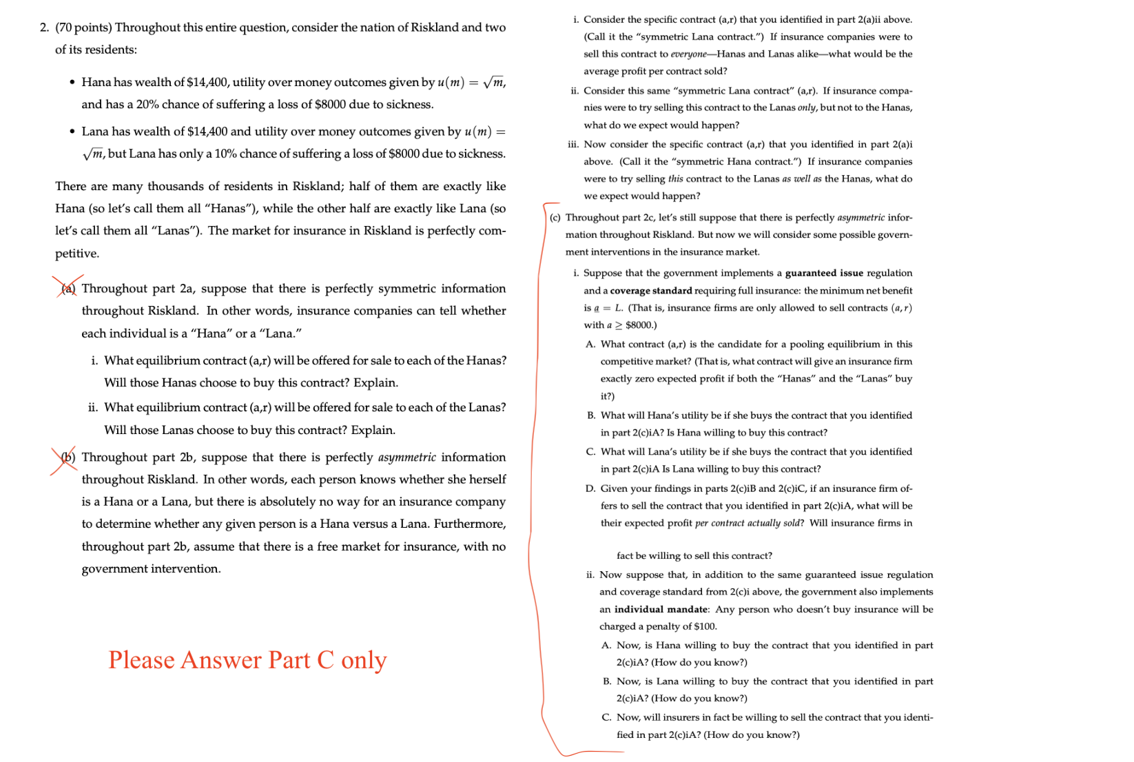 Solved 2. (70 ﻿points) ﻿Throughout this entire question, | Chegg.com