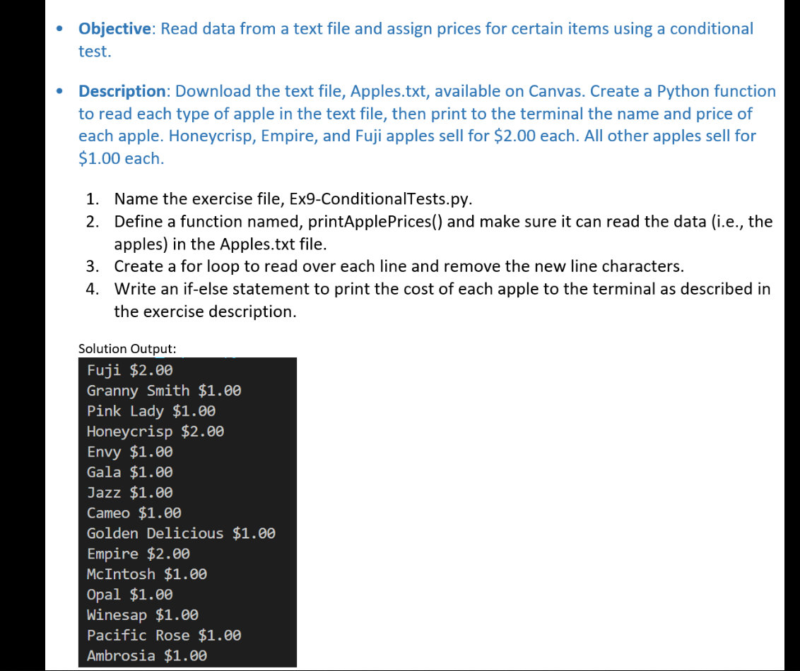 Solved PYTHON , Visual Studio Code ::: Make a file and name | Chegg.com