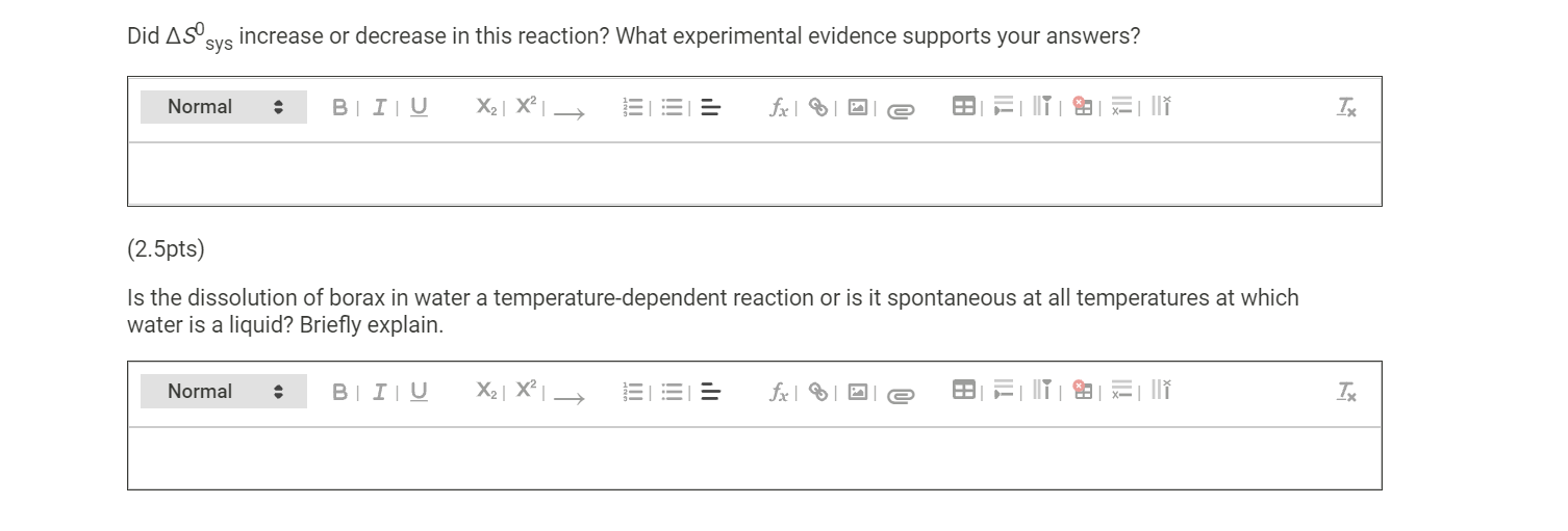 Solved 1. Does the solubility of borax in water increase or | Chegg.com