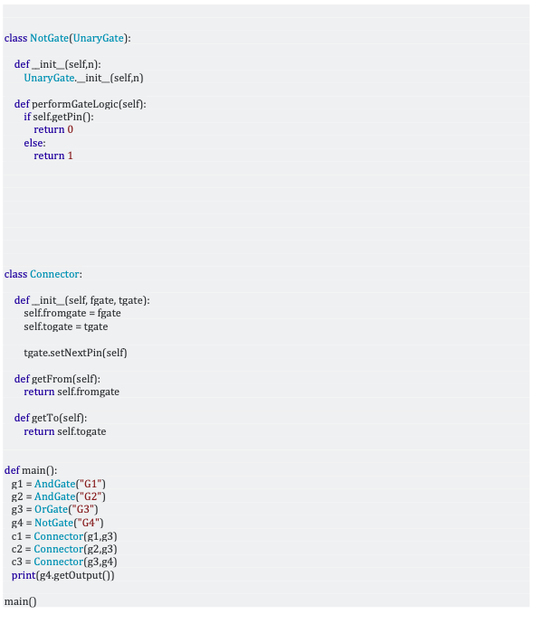 Answered Python Code Below Is Python Code For Logic Gates