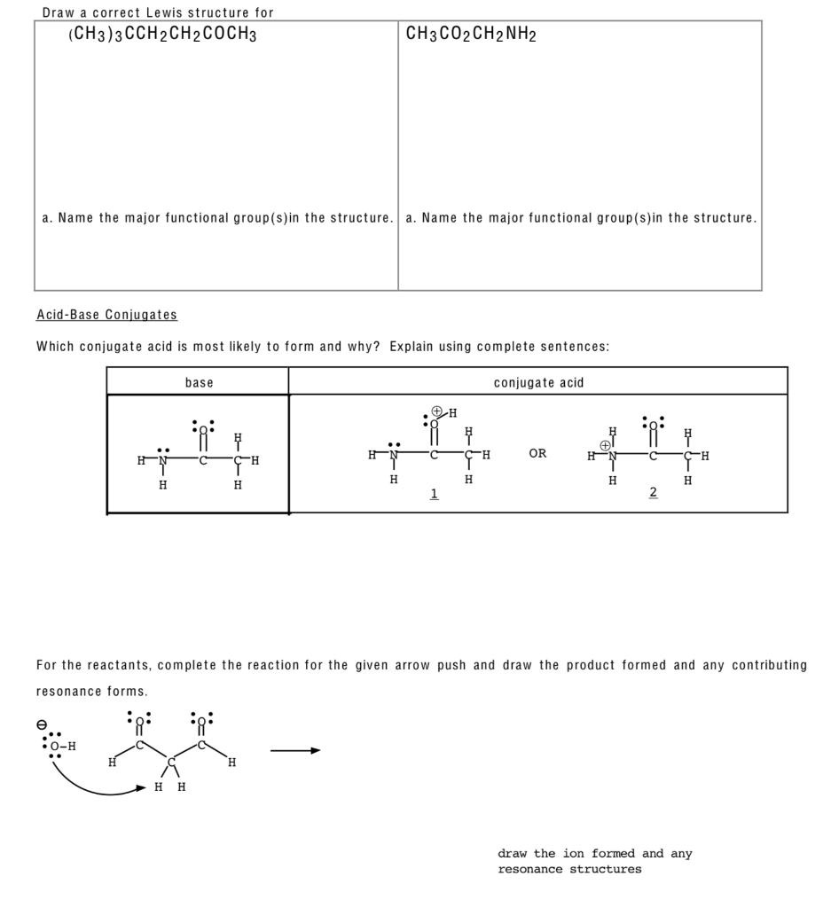 Solved Draw a correct Lewis structure for (CH3)3CCH2CH2COCH3 | Chegg.com