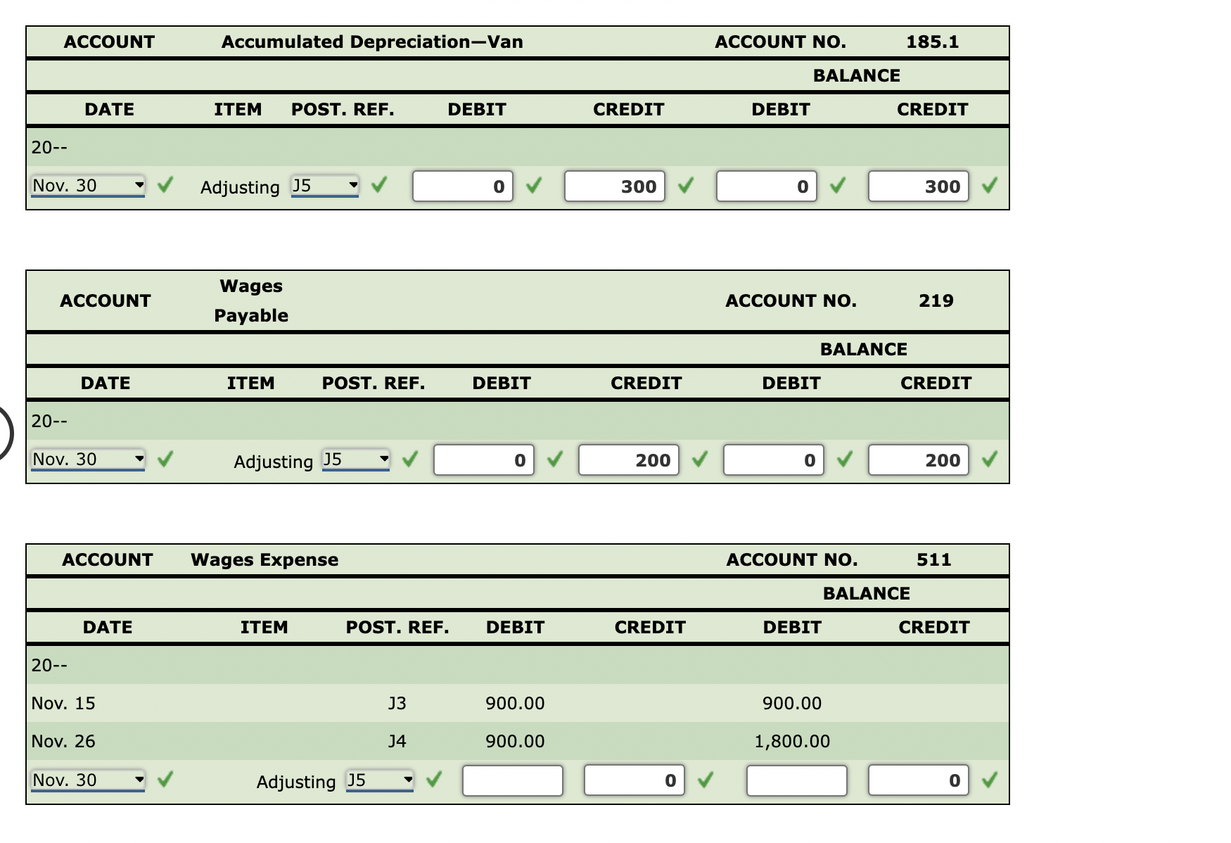 Solved Journalize and Post Adjusting Entries from the Work | Chegg.com