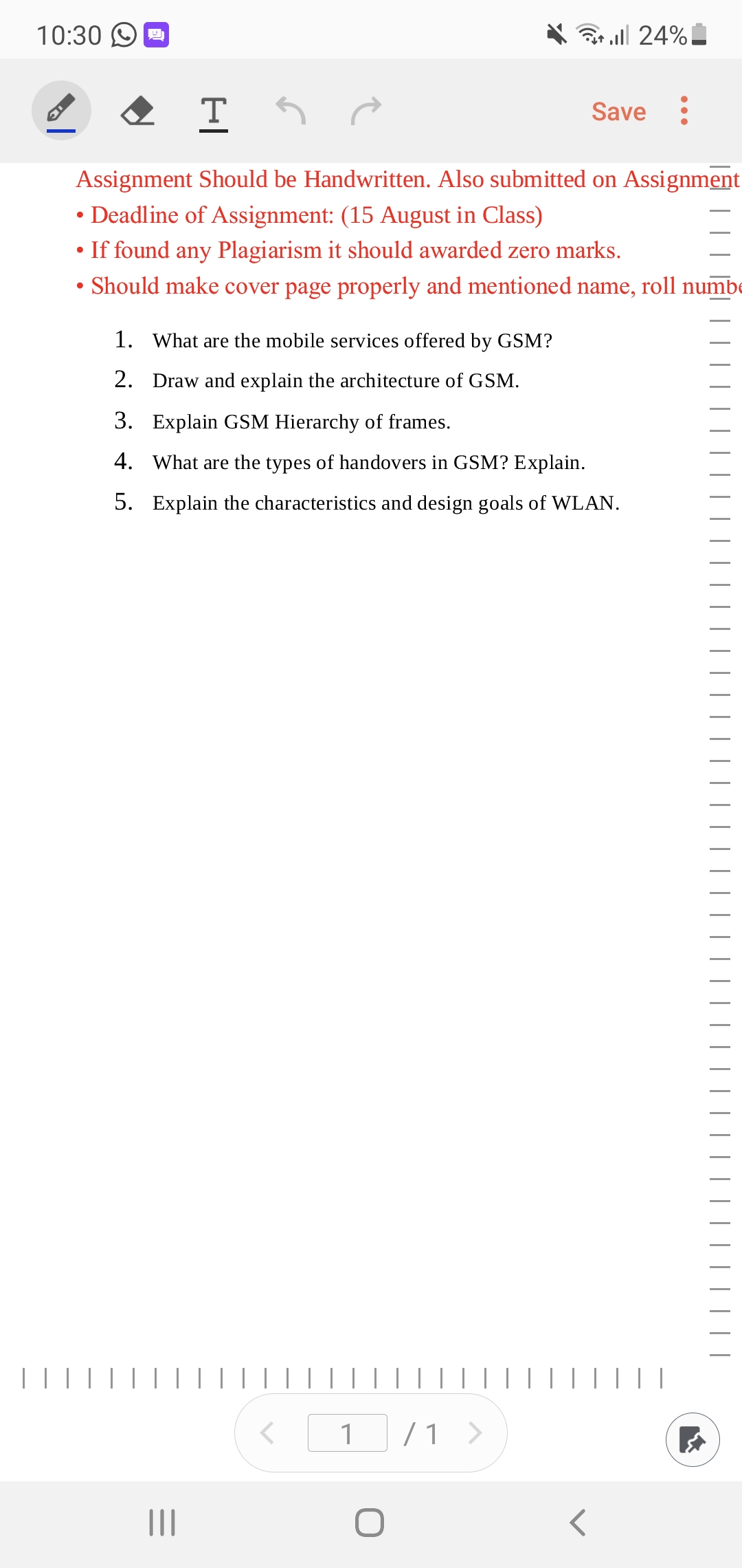 Solved Assignment Should be Handwritten. Also submitted on | Chegg.com