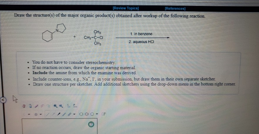 Solved Review Topics] Draw the structure(s) of the major | Chegg.com