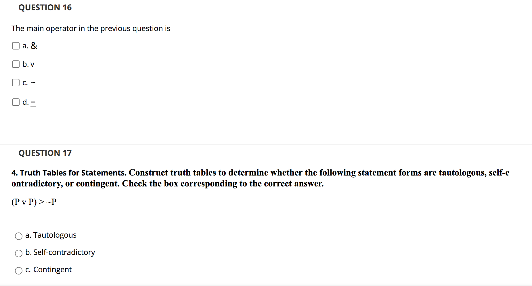 Solved Compound Statement Analysis. Using either of | Chegg.com