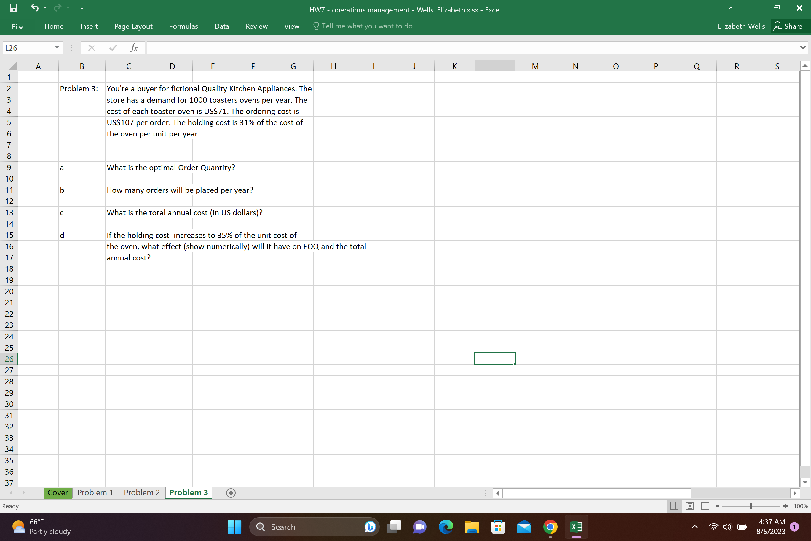Solved A 1 2 3 4 5 6 7 8 9 10 11 12 13 14 15 16 17 18 19 20 | Chegg.com