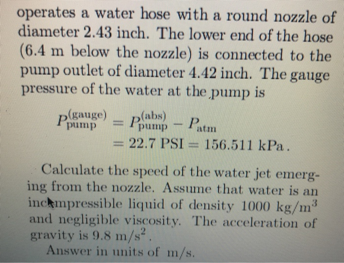 Solved 018 10.0 points A fireman standing on a 6.4 m high | Chegg.com