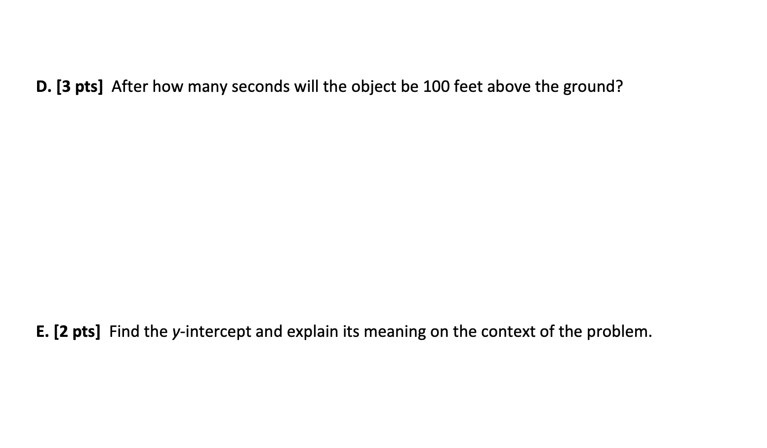 Solved 3. An object projected upwards with a velocity of 80 | Chegg.com