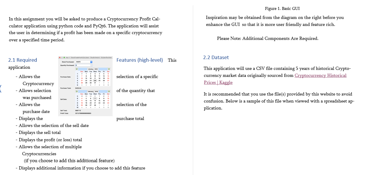 Figure 1. Basic GUI | Chegg.com