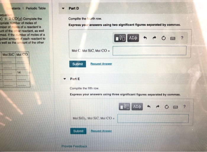 Solved Chapt Exercise Constants I Periodic Table Part A | Chegg.com